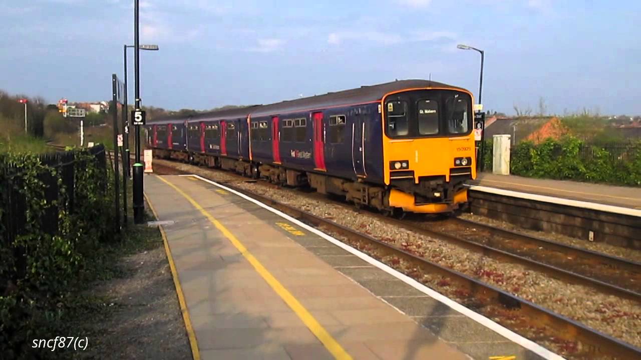 First Great Western Class 150 arriving at Worcester Foregate St. - YouTube