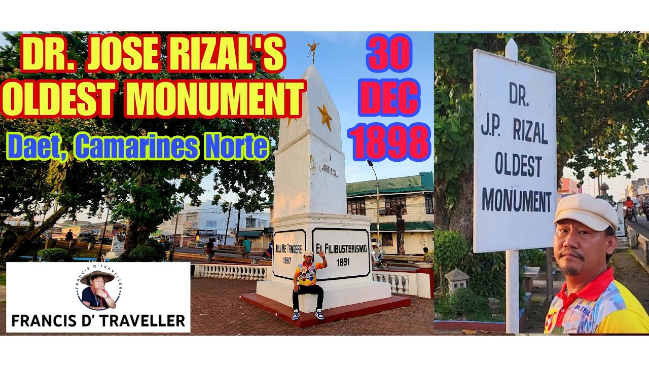 DR JOSE RIZAL S OLDEST MONUMENT DAET CAMARINES NORTE YouTube dr-jose-rizal-s-oldest-monument-daet-camarines-norte-youtube