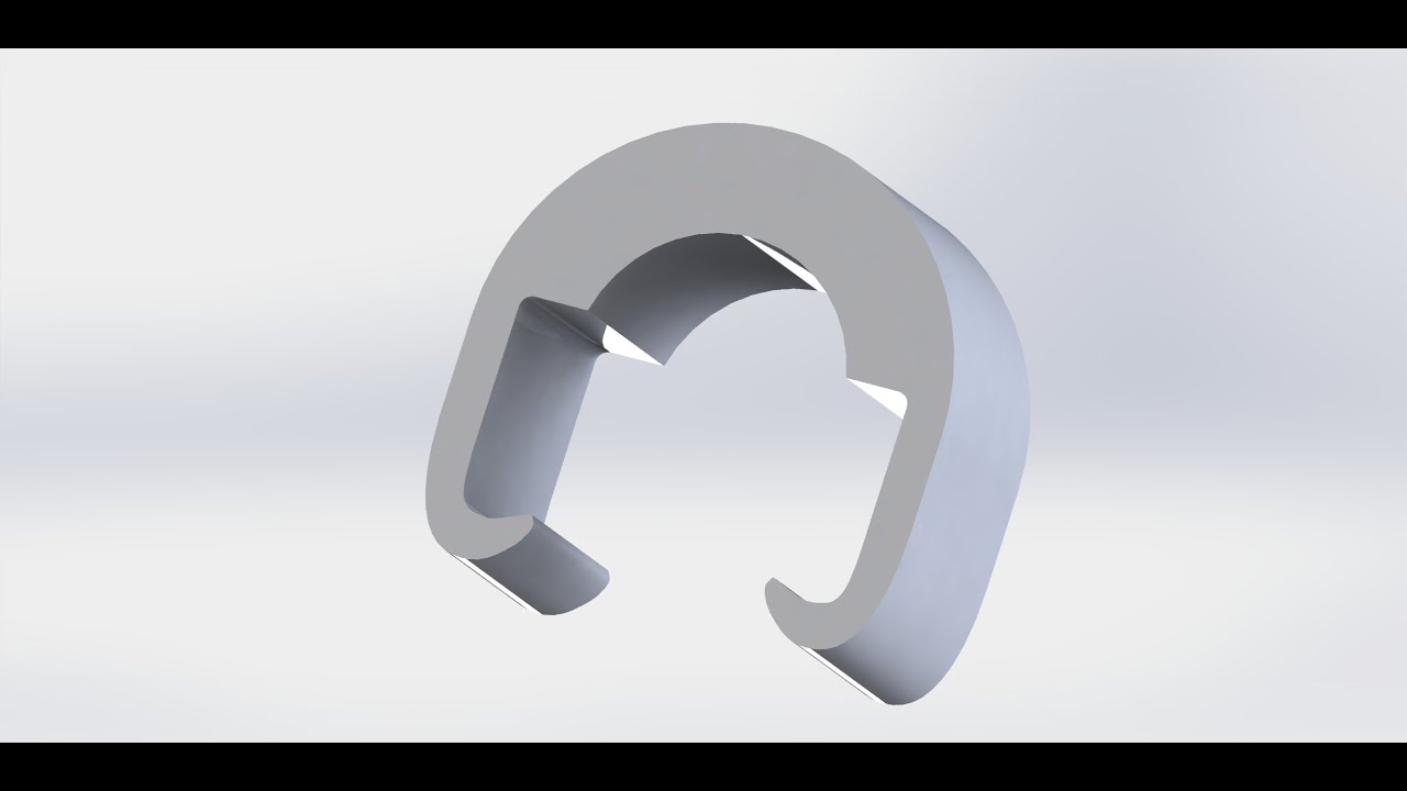 3D Printed Bicycle Frame Hose Clip | SolidWorks & Timelapse - YouTube