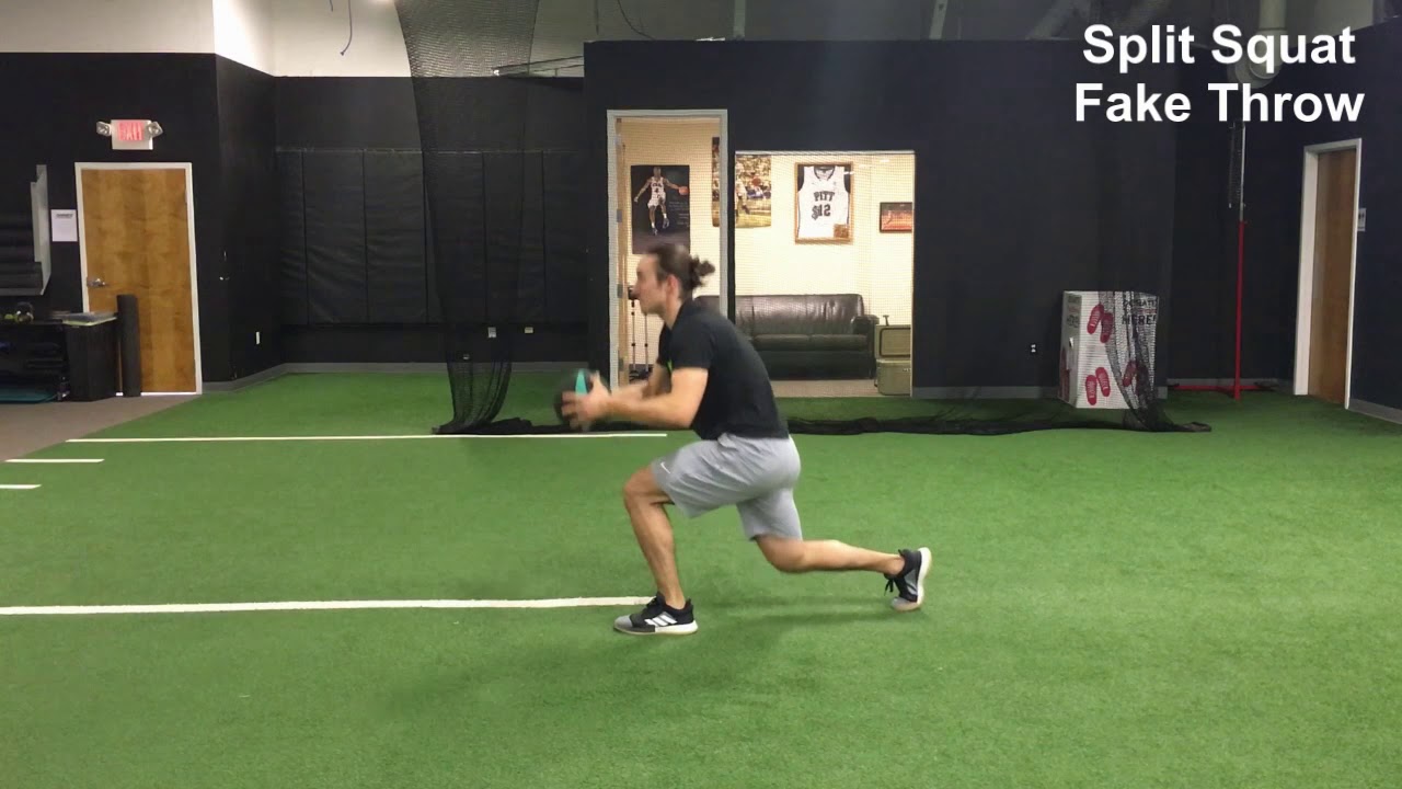 Resilient Performance - Split Squat Fake Throw - YouTube