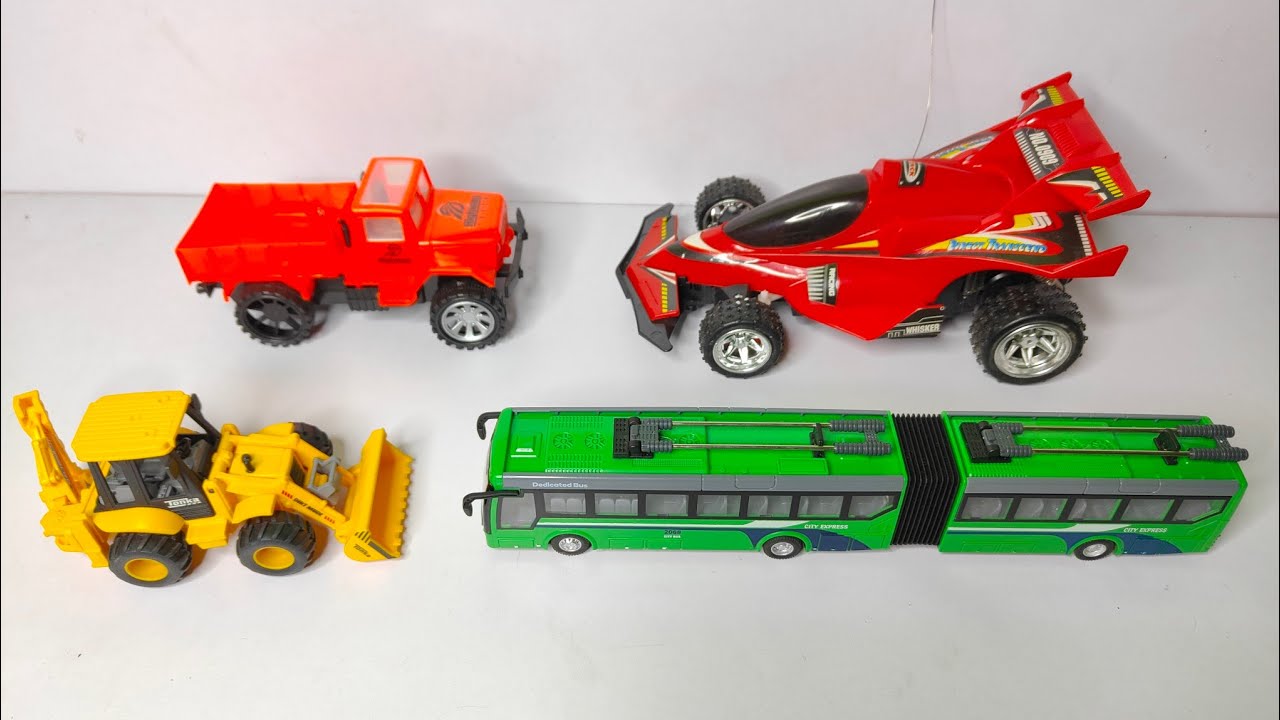 Remote control Rc X-Gallop Racing car, Rc City bus, Rc Truck, mini JCB ...