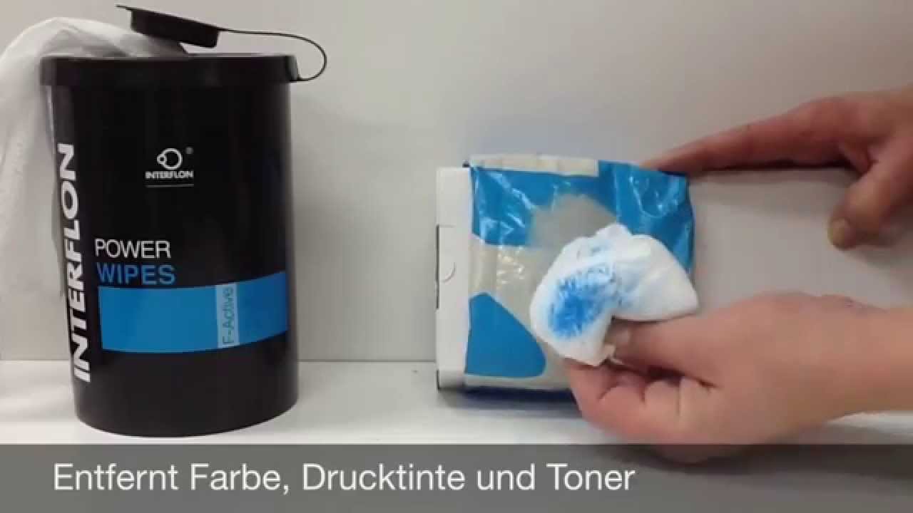 Interflon Power Wipes - Blautþurrkur - YouTube
