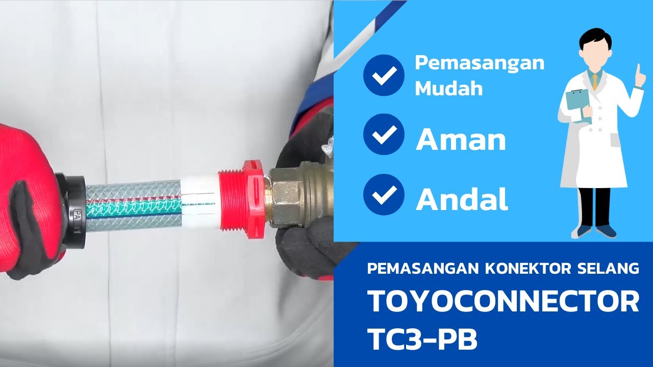 Cara pemasangan TOYOCONNECTOR TC3-PB - YouTube