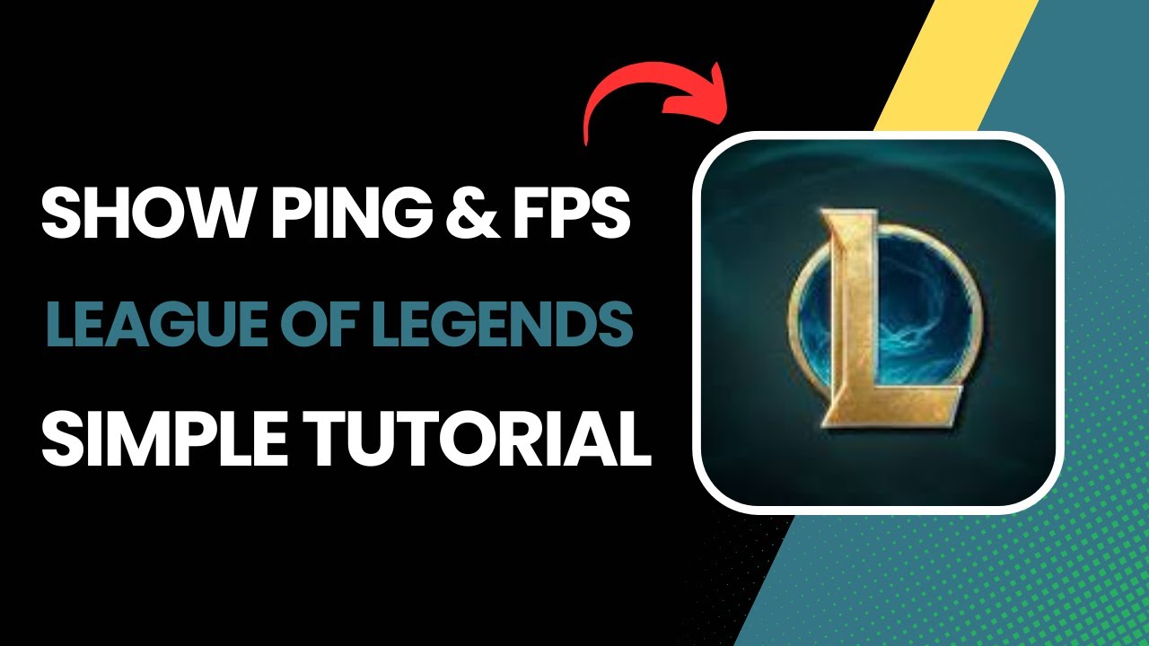 How To Show Ping And FPS In League Of Legends - YouTube