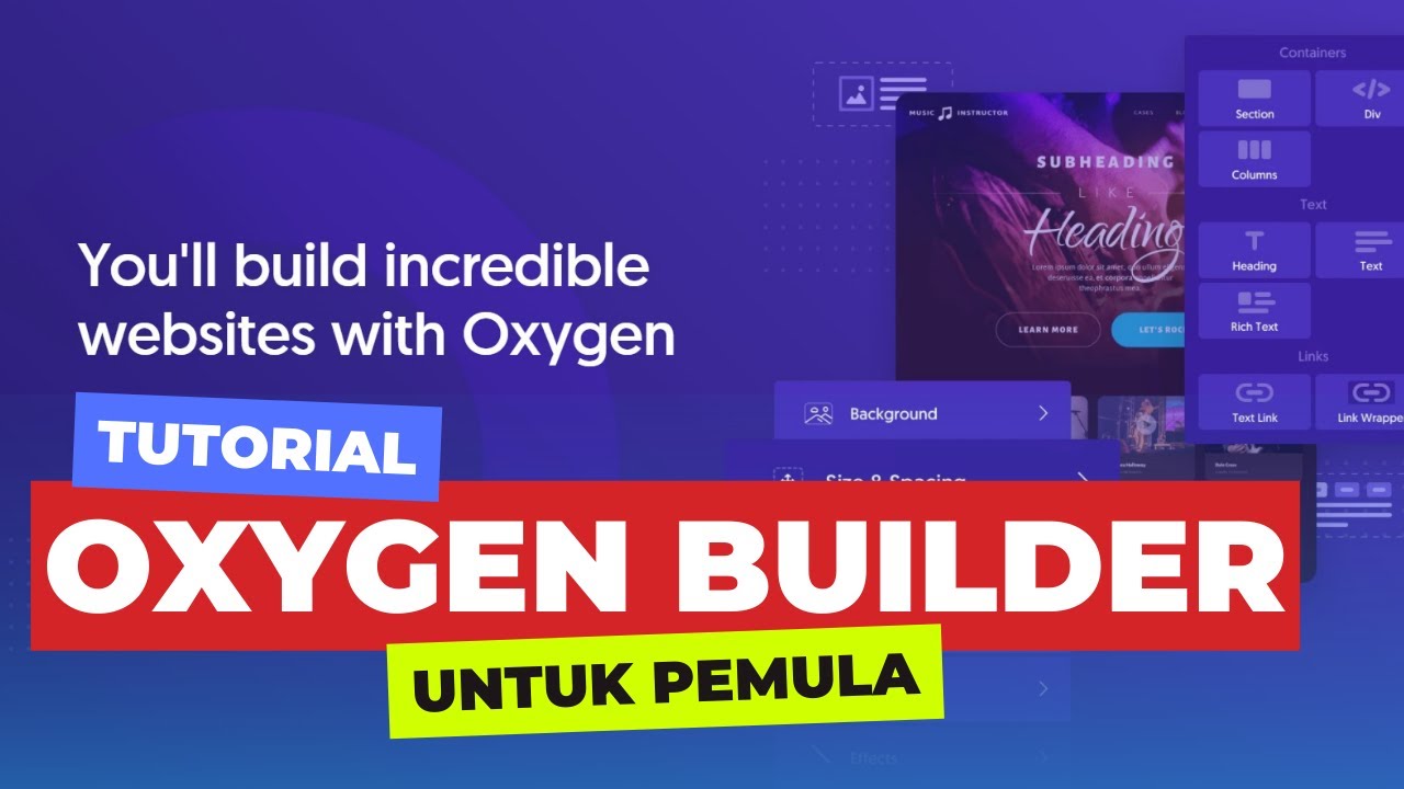 Tutorial Oxygen Builder - Pengenalan Visual Editor - YouTube