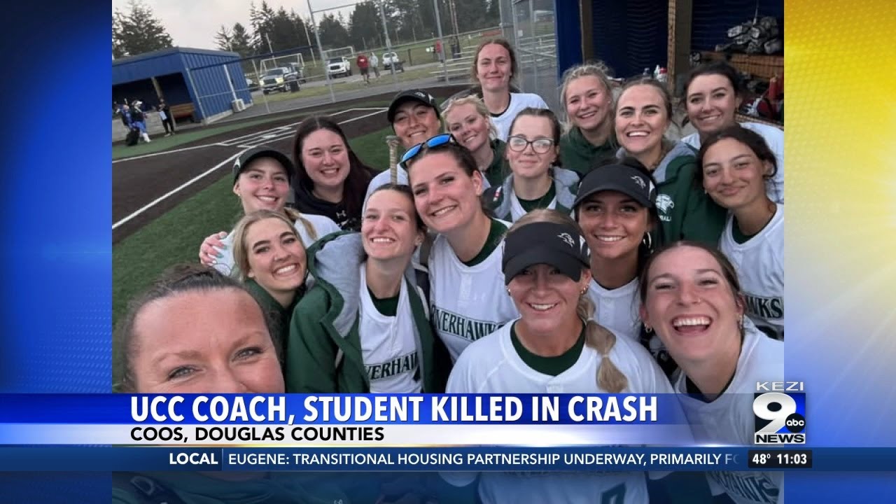 UCC softball coach, student-athlete killed in crash - YouTube