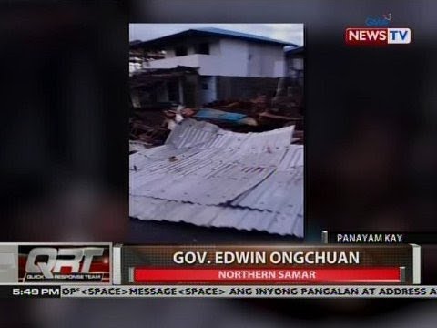 QRT: Panayam kay Gov. Edwin Ongchuan Northern Samar - YouTube