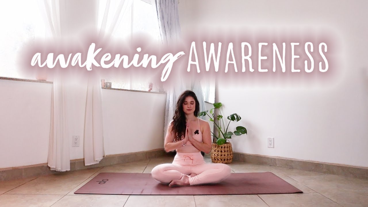 Slow Flow 🐣 Awakening Awareness | 25 Minute All Levels Vinyasa Yoga ...