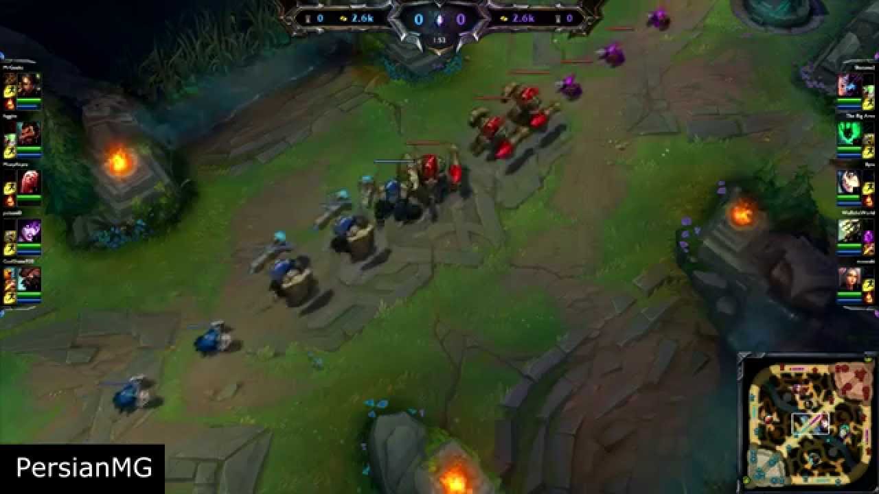 Riot Buffs Melee Minions - YouTube