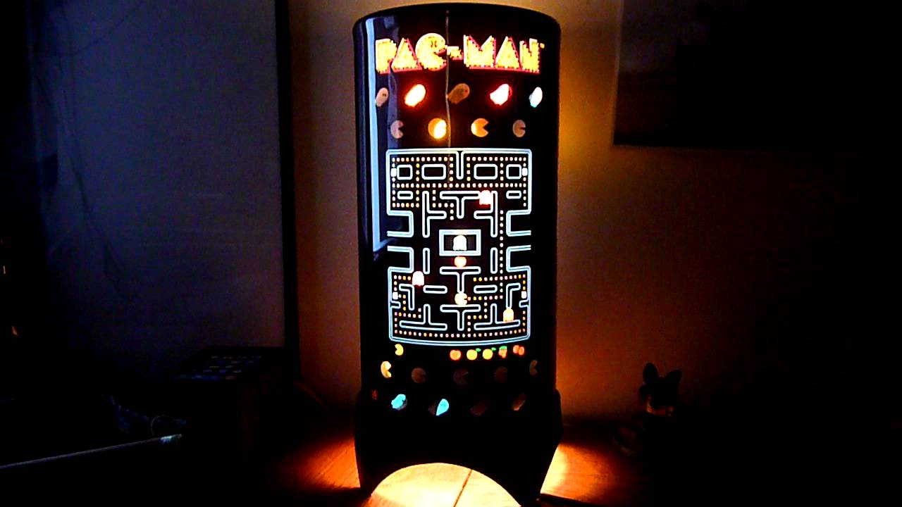 PacMan Motion Lamp - YouTube