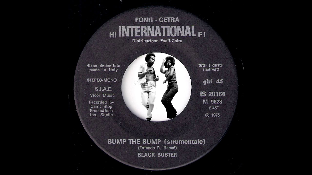Black Buster - Bump The Bump Instrumental & Vocal Versions [Fonit Cetra ...