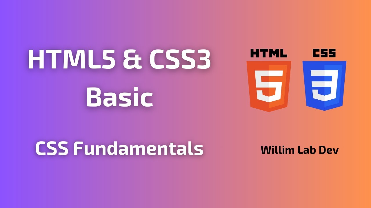 Css Fundamentals In 8 Minutes Html Css Youtube 3337