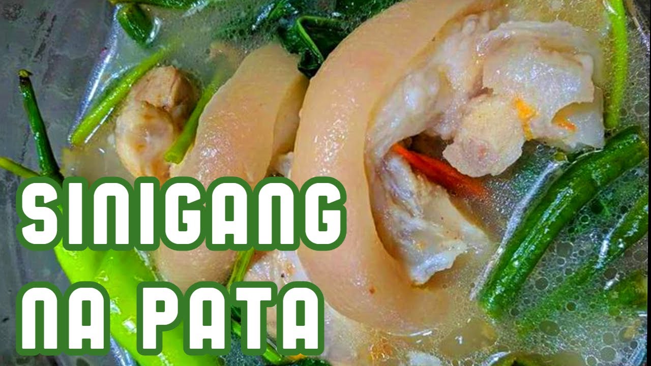 Luto Tayo Ng Sinigang Na Pata - YouTube