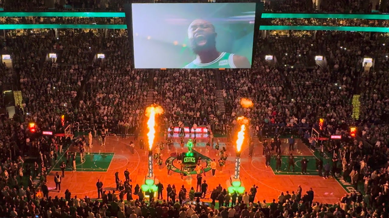 2024 Boston Celtics Starting Lineup Introductions for NBA Finals: Game ...