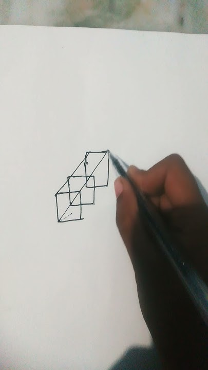 how to make 3D cube - YouTube