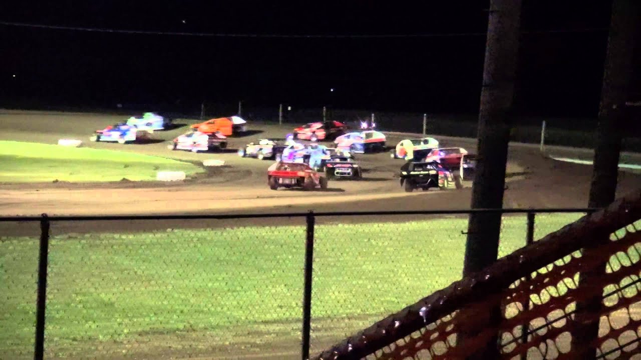 Modified Feature Cedar Co. Raceway 7/25/14 - YouTube
