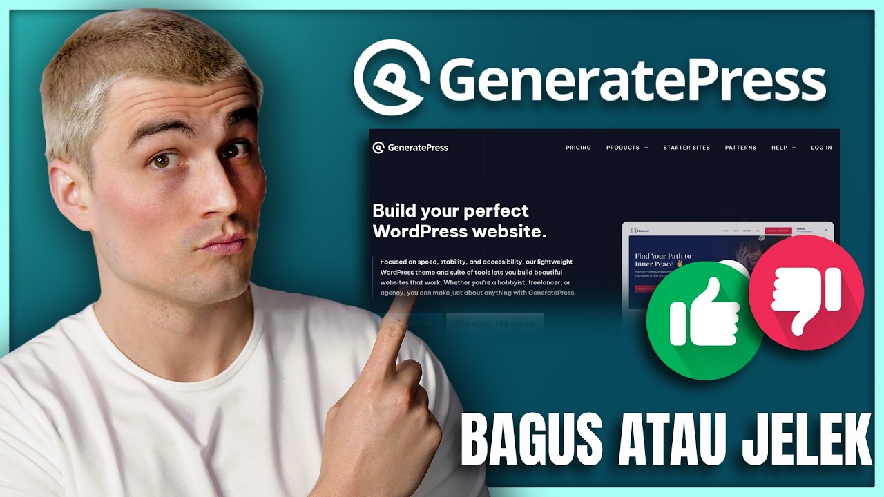 Ulasan GeneratePress 2024: Tema WordPress Ringan Terbaik untuk Kecepatan & Kustomisasi? - YouTube