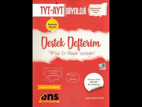 ENS Yayıncılık TYT AYT Biyoloji Destek Defterim