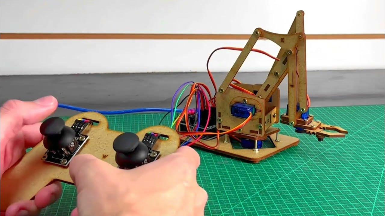Kit Braço Robótico Arduino - aprenda robótica e programação na prática ...