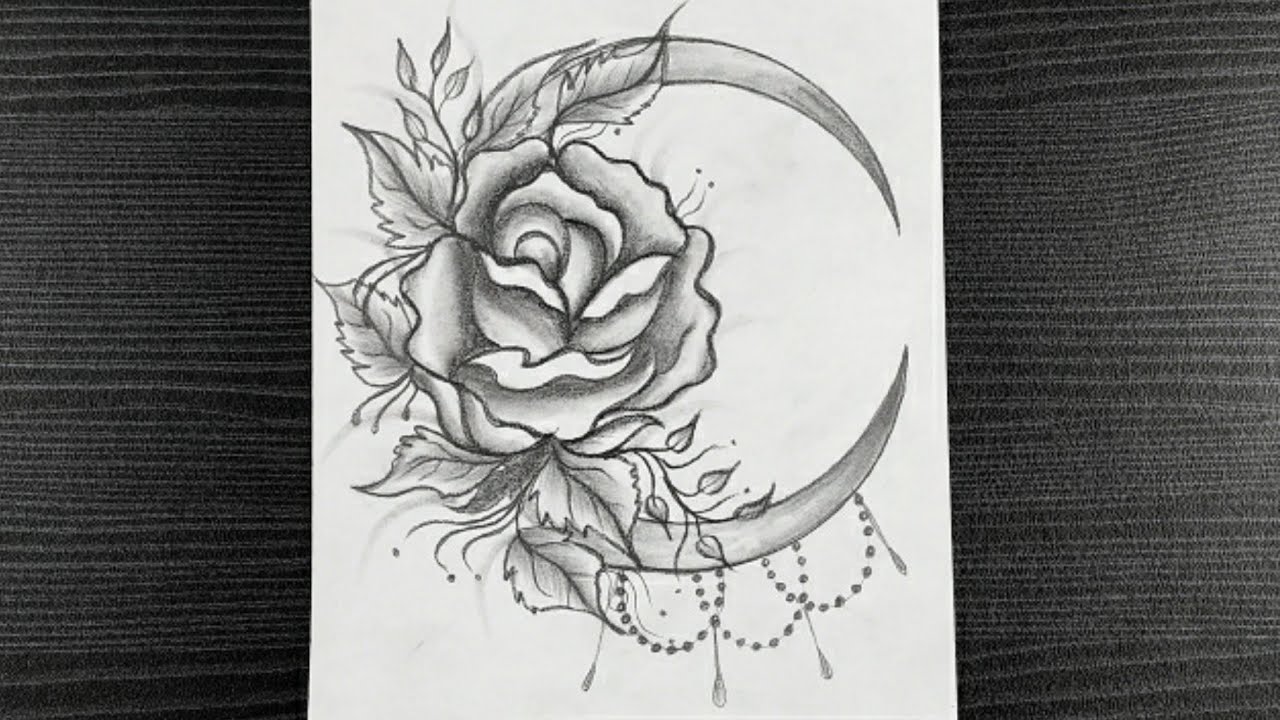 Unique Rose Drawings