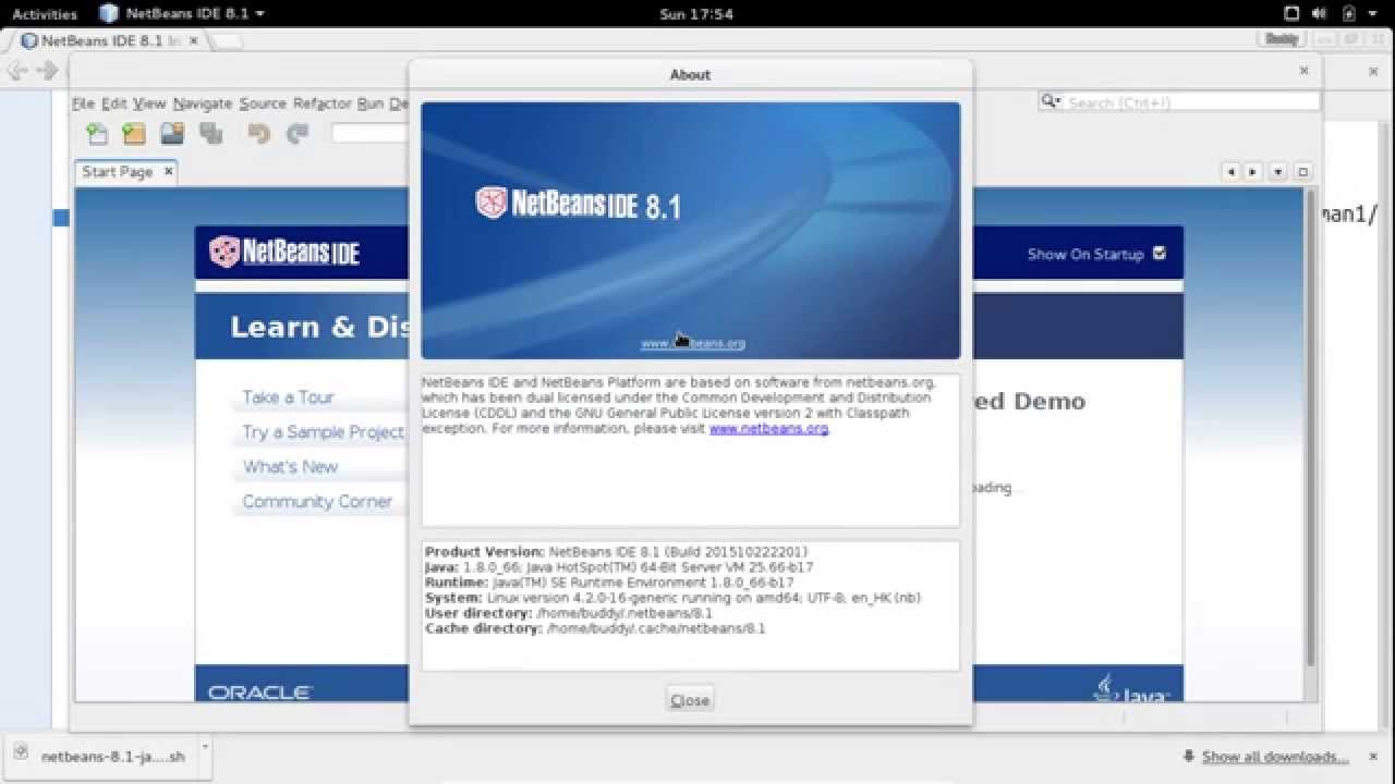 Install Netbeans 8.1 0n Ubuntu 15.10 - YouTube