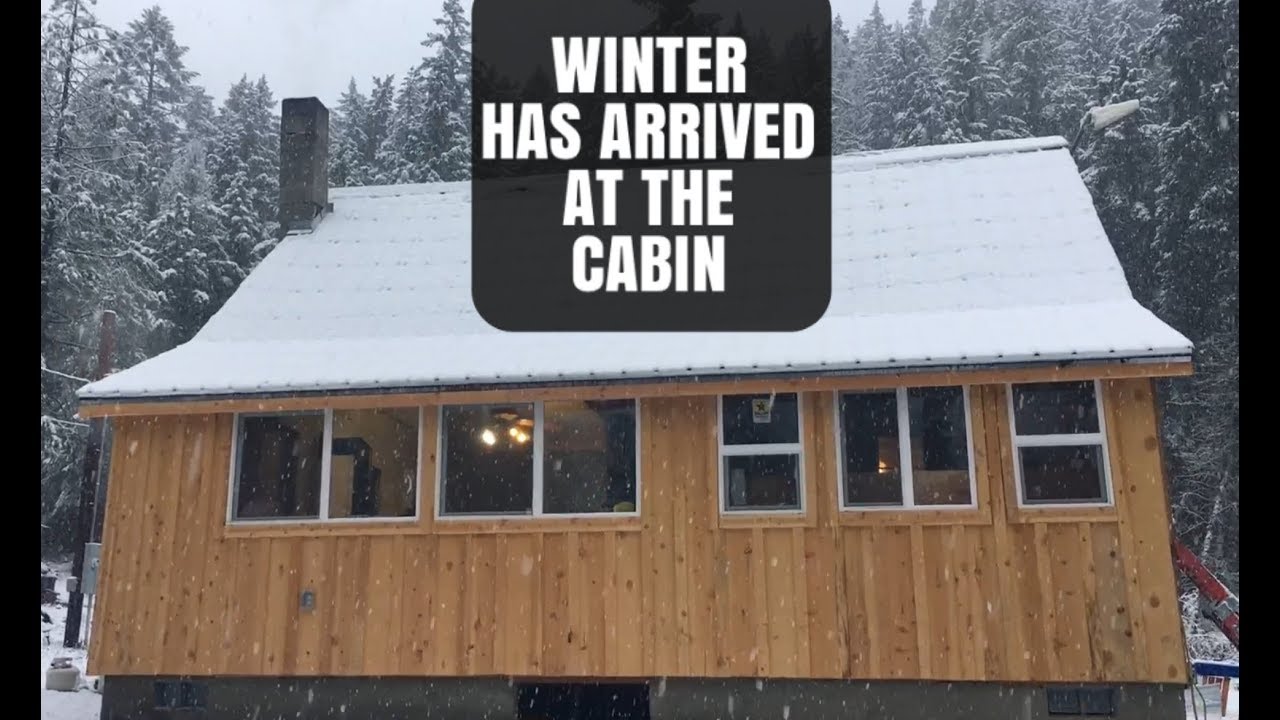 Winter work at the cabin - YouTube