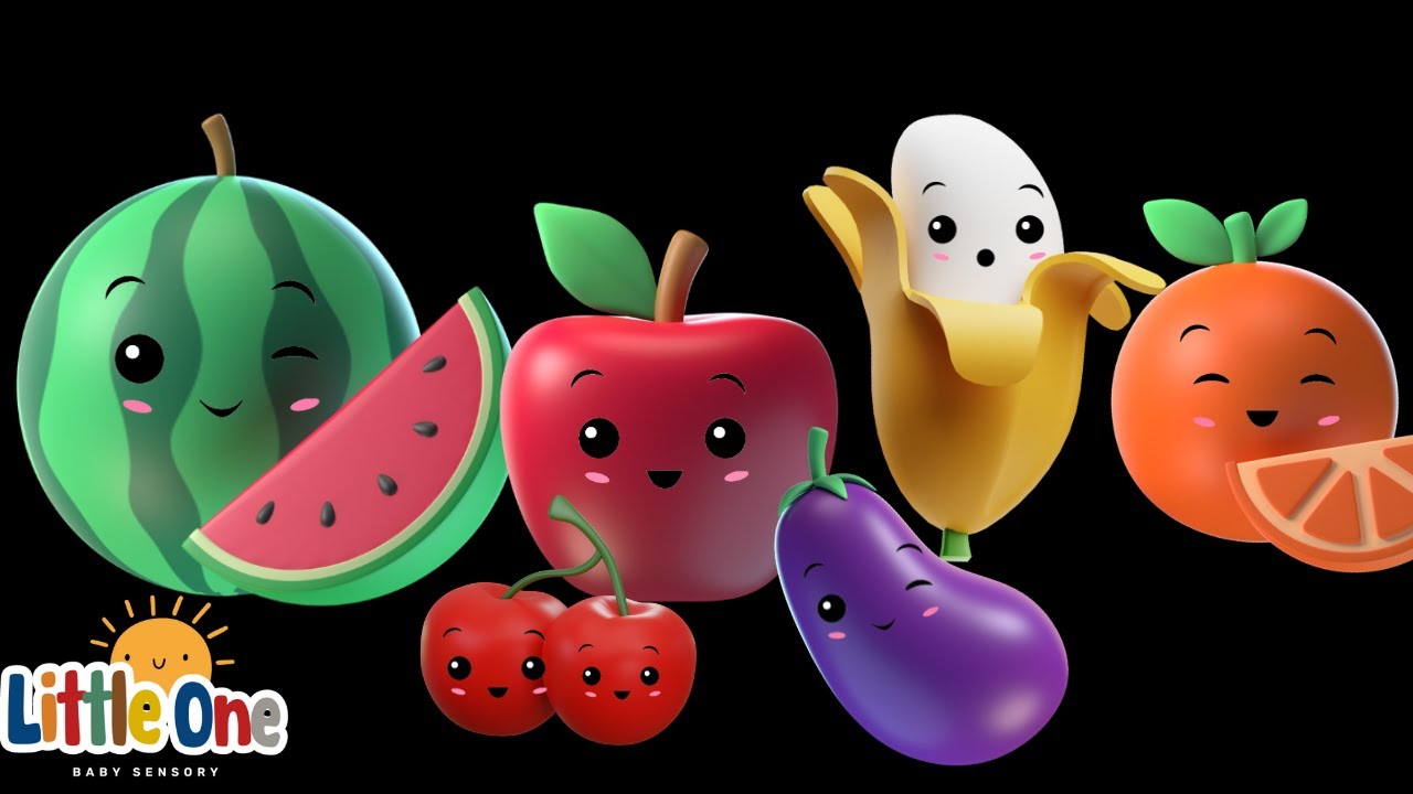 Dancing veggies -Dancing fruits- CUTE Animation - Baby Sensory video ...