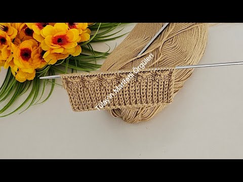 Üç Günde Yelek Örün Kolay Örgü  Modeli #knitting 