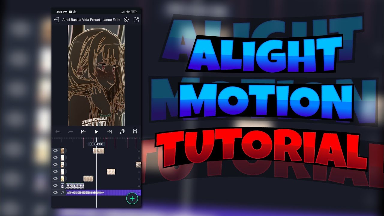 Alight Motion Tutorial - Ainsi Bas La Vida🎶 - TikTok Trend ️ - Lance ...
