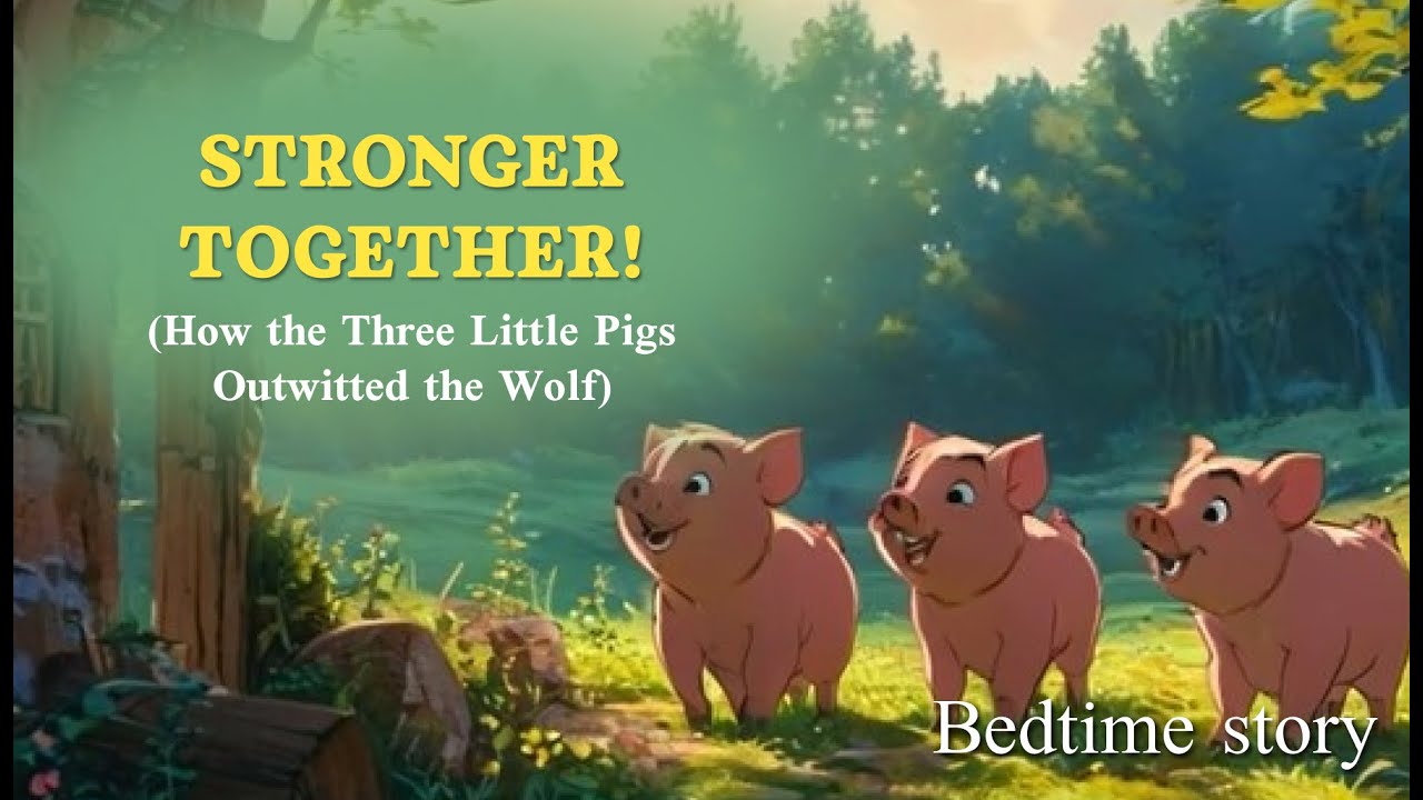 The Three Little Pigs: Strength in Teamwork (A Bedtime Story About ...