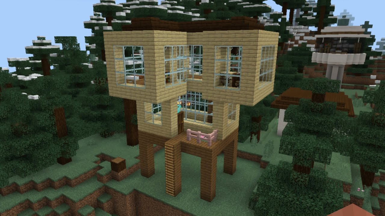 how to build a weired shaped house#minecraft #shortvideo - YouTube