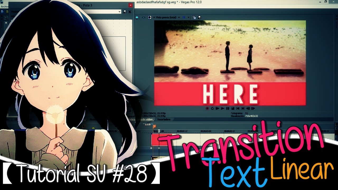 【Tutorial SV#28】Transition Text Linear - YouTube