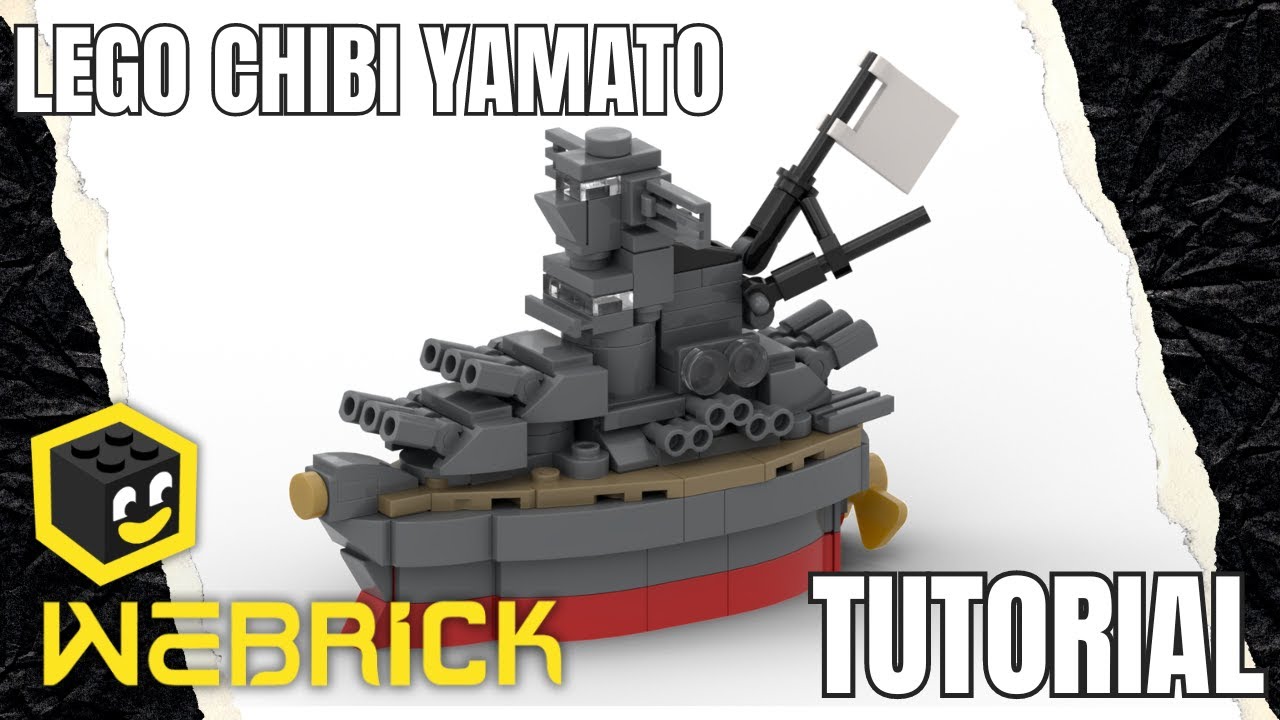 TUTORIAL - Lego chibi Yamato MOC - Brick by Webrick - YouTube