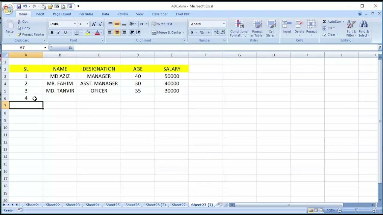 Automatic Border in Excel | How to Automatically Apply Border in Excel - YouTube