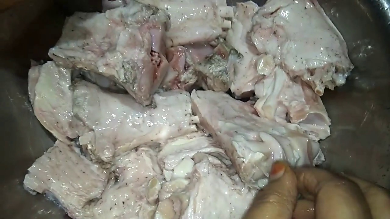How to wash and clean mutton trotters - easy and quick tips ke sath ...