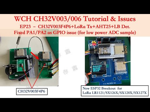 WCH CH32V003/006 Tutorial & Issues EP23 – fixed CH32V003F4P6 PA1&2 as ...