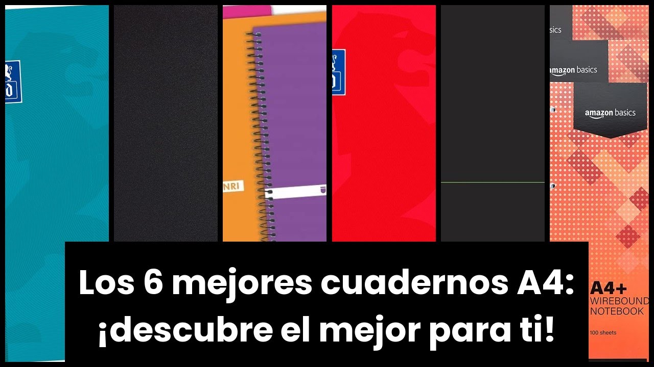 【CUADERNO A4】Los 6 mejores cuadernos A4: ¡descubre el mejor para ti ...