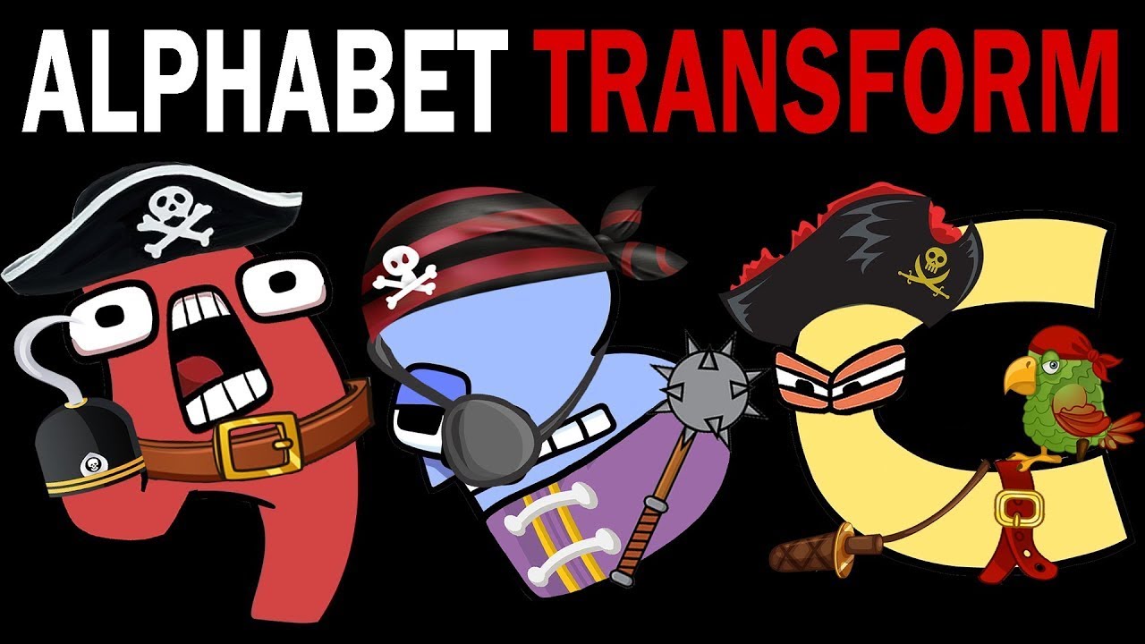 Alphabet Lore But they became pirates🍍 - YouTube