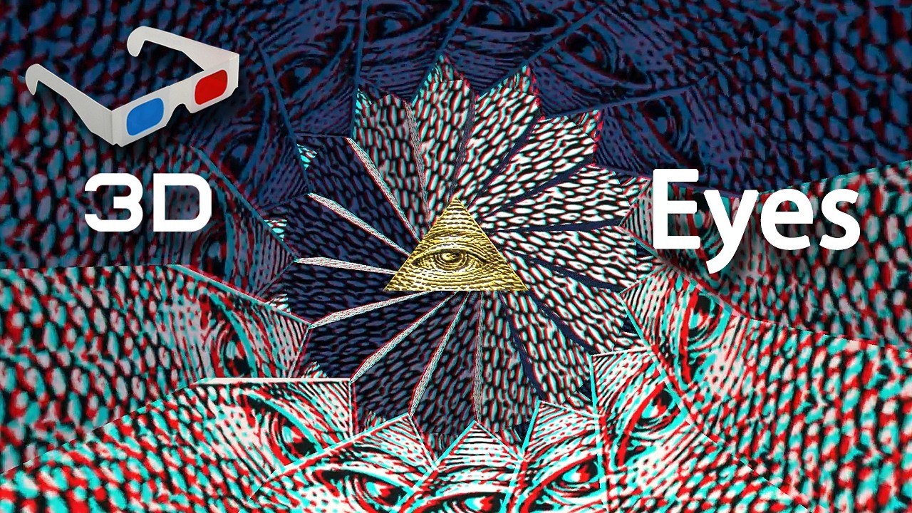 Eyes 3D Anaglyph Video animated by Nearly Dark with music by Two Lanes ...