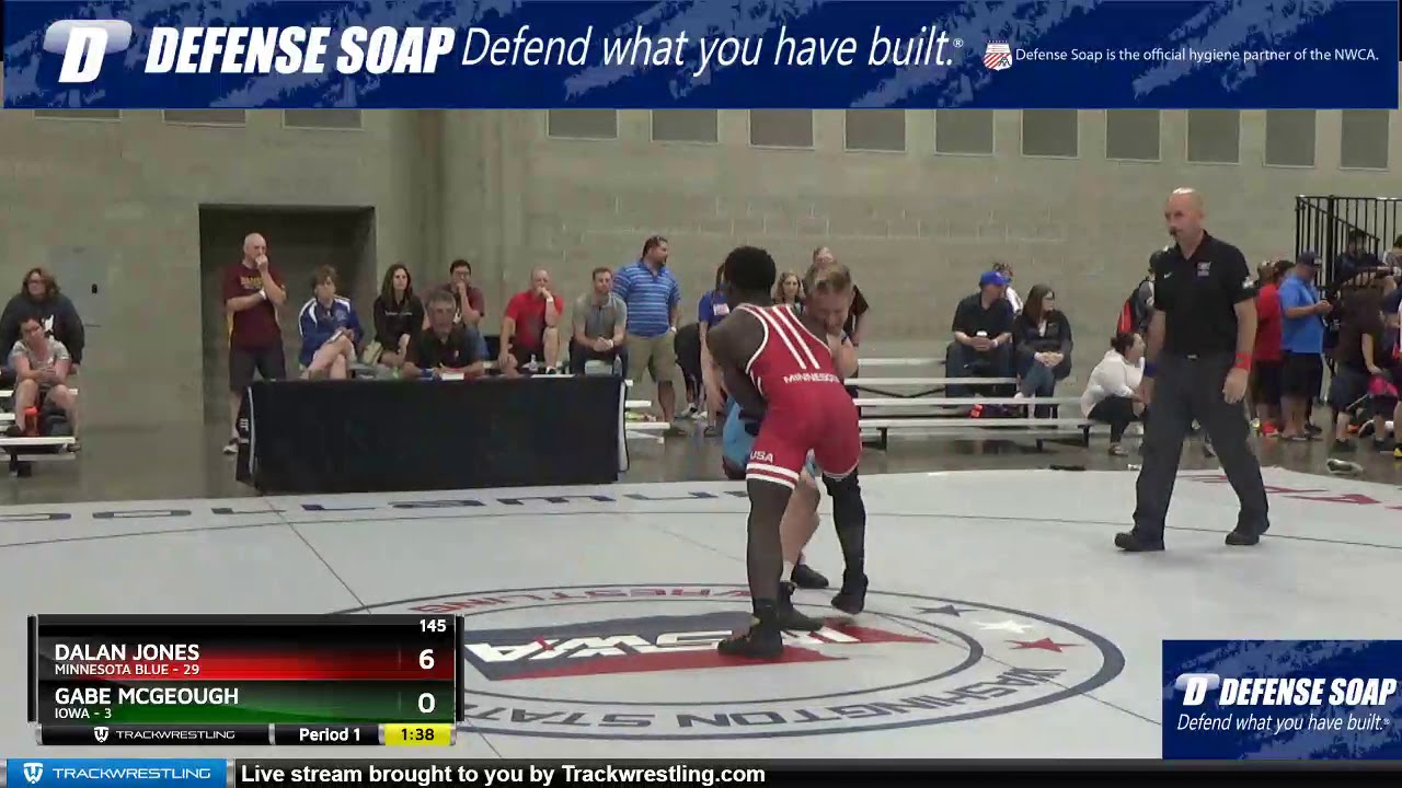 Mat 1 145 Dalan Jones Minnesota Blue Vs Gabe Mcgeough Iowa - YouTube