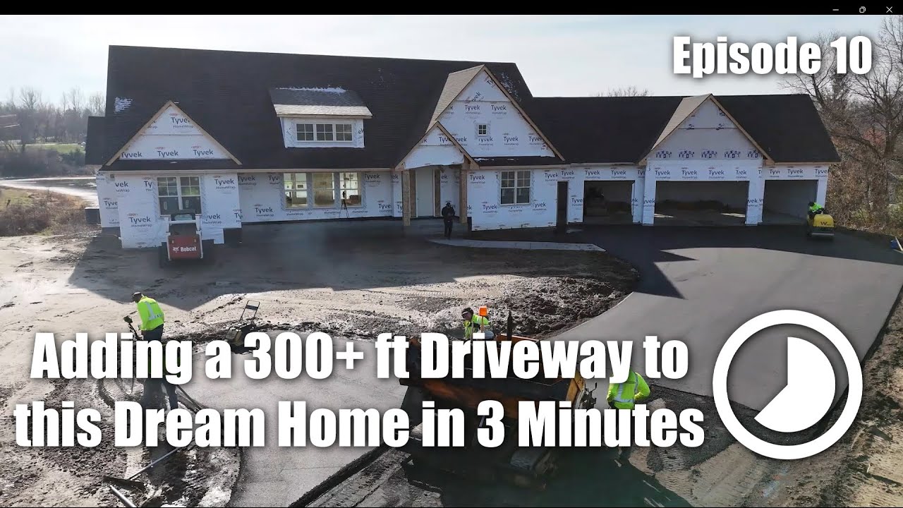 Building Brockton Lane - Episode 10 - Adding a 300+ ft Driveway - YouTube