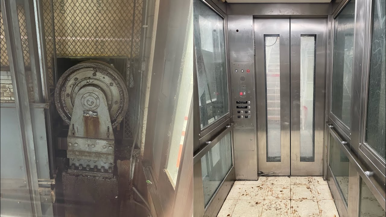 Scenic Bottom-Drive Montgomery Elevator @ CTA Loyola Station - Chicago ...