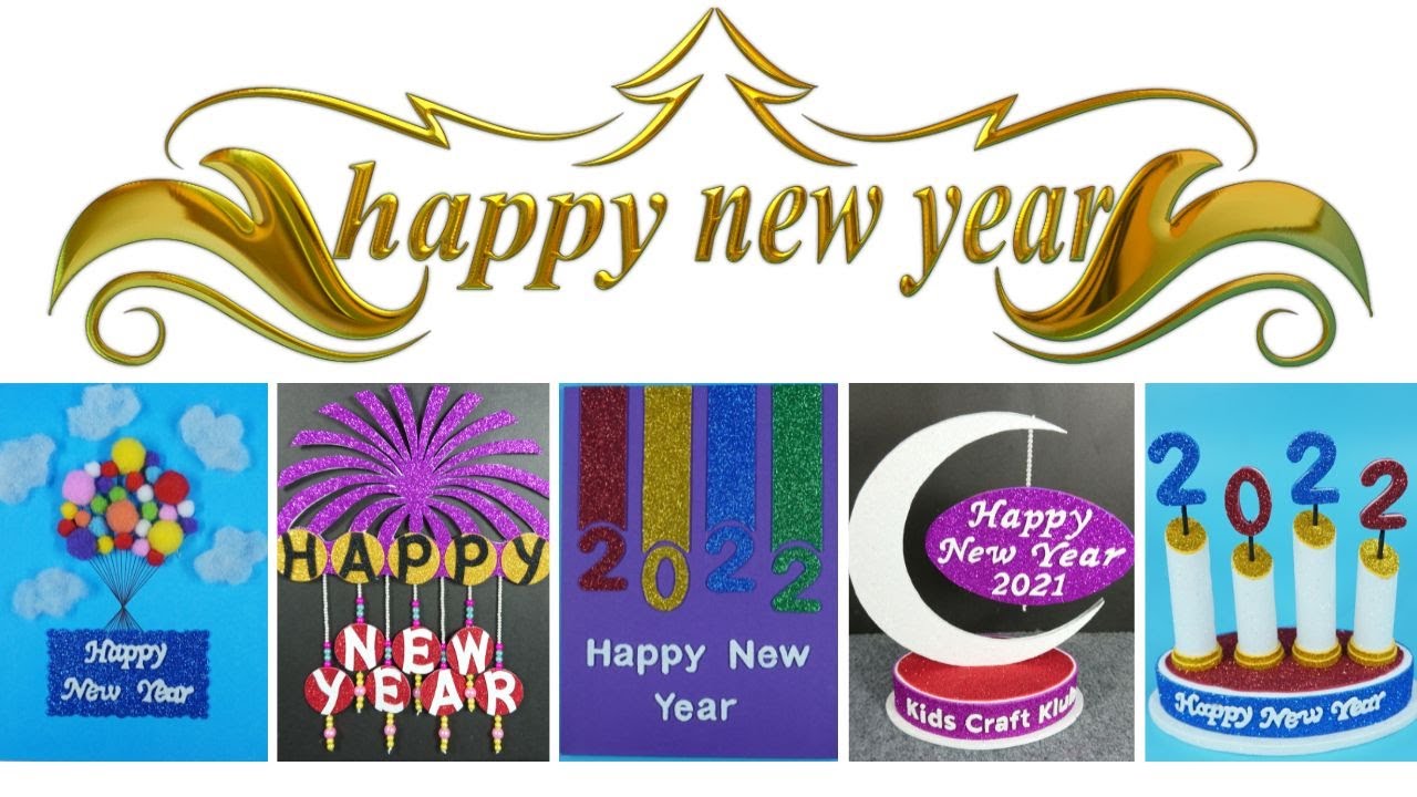 Amazing New Year Craft Ideas | DIY New Year Craft | Happy New Year ...
