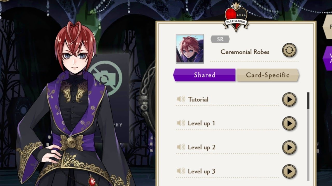 [Twisted Wonderland] Riddle Rosehearts Ceremonial Robes Voice Lines ...