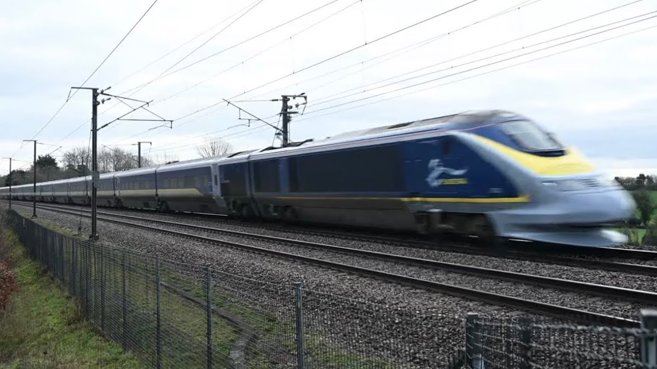 UP CLOSE high speed passes - Eurostar & Southeastern High Speed in Kent ...