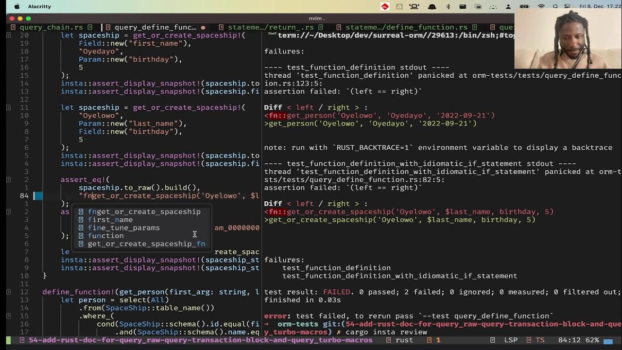 Open Source And Rust Doc Graph Database Orm Query Builder Surrealorm Youtube