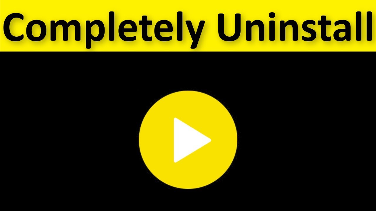 How To Completely Uninstall PotPlayer Windows 10 / 8 / 7 - How To ...