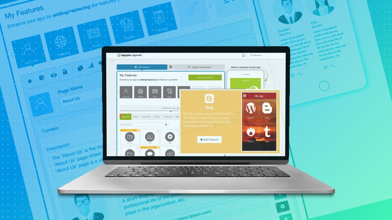 How To Add And Edit Features In Appy Pie And Create An Amazing App As Per Your Needs Youtube