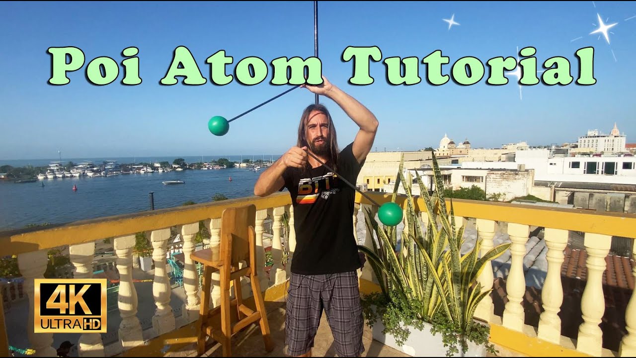 Poi Atom Tutorial - Advanced Corkscrew Variation - YouTube