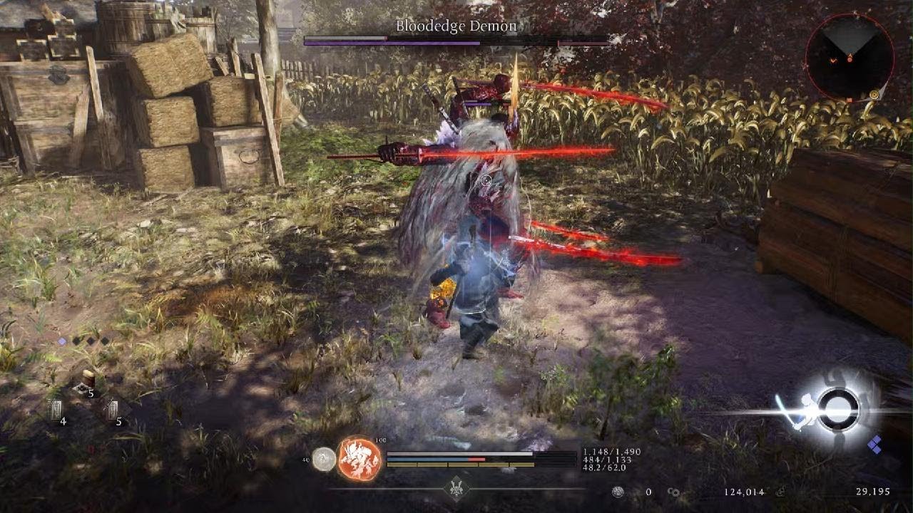 Nioh 3 Demo - Bloodedge Demon [Revenant Grave World Boss] [Cestus ...